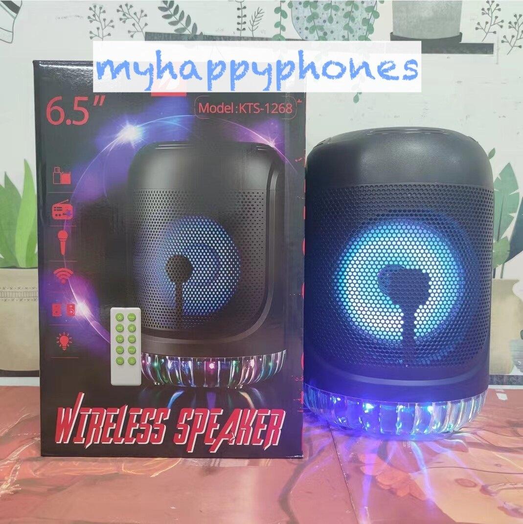 ลำโพงบลูทูธ 6.5 นิ้ว แถมไมค์ลอย KTS-1268 - myhappyphones