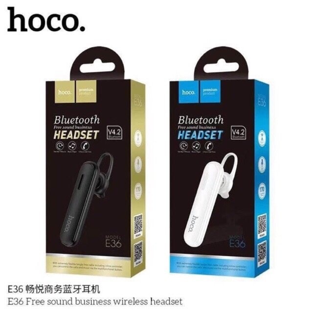 Hoco E36 หูฟังบลูทูธ Bluetooth Headset - myhappyphones