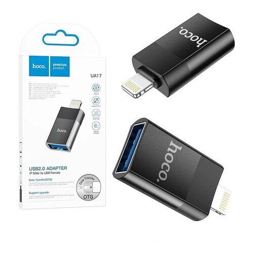 HOCO รุ่น UA17 ตัวแปลง อะแดปเตอร์ ip to USB - myhappyphones