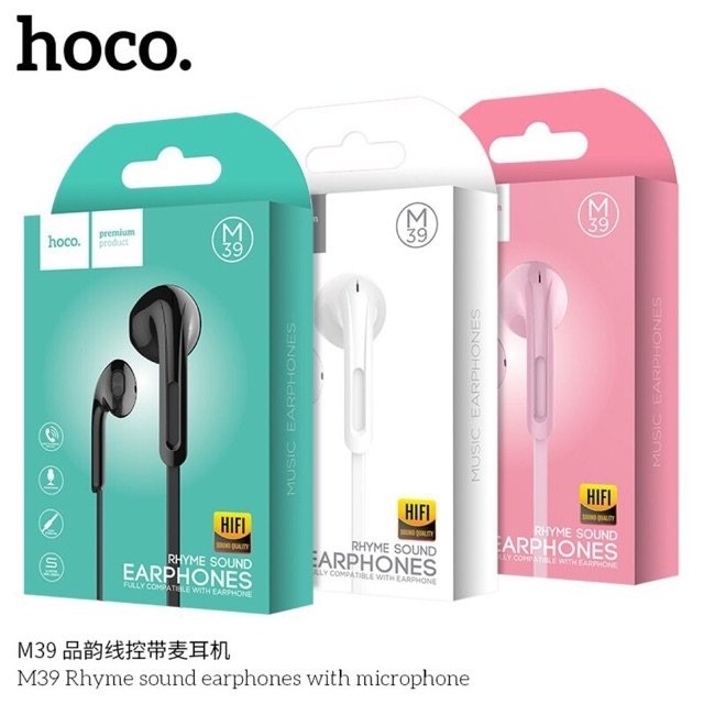 Hoco M39 หูฟังเสียงดี aux3.5 - myhappyphones