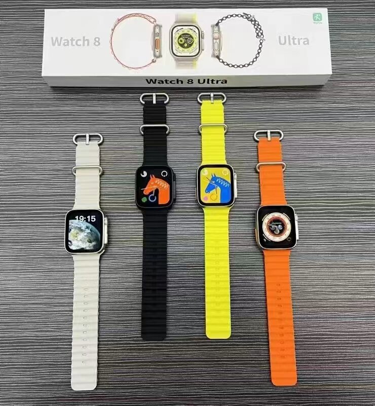 Watch 8 Ultra 4สี Smartwatch Waterproof สมาร์ทวอทช์ นาฬิกา สัมผัสได้ ...