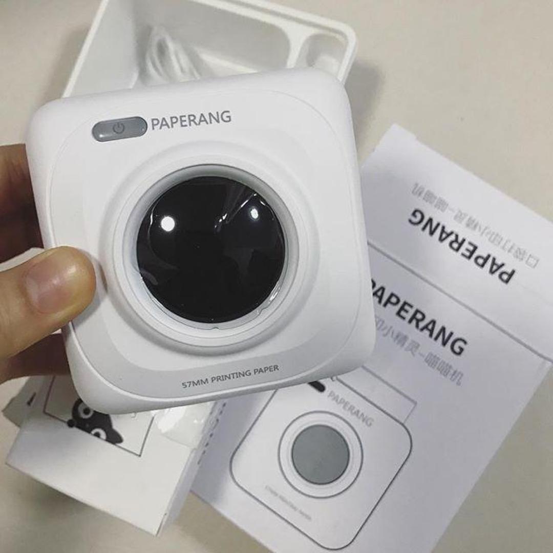 Paperang เครื่องปริ้นขาวดำแบบพกพา ระบบ Bluetooth ไร้หมึก White แถมฟรี ...
