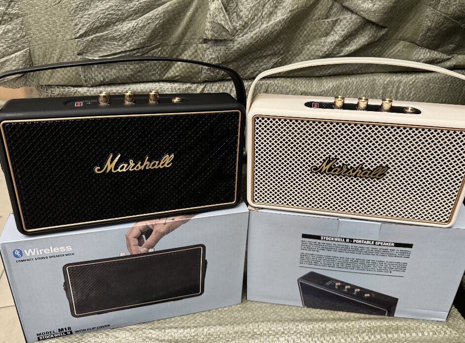 ลำโพงบลูทูธเบสหนัก MarshaII M18 mini Portable Bluetooth speaker ...