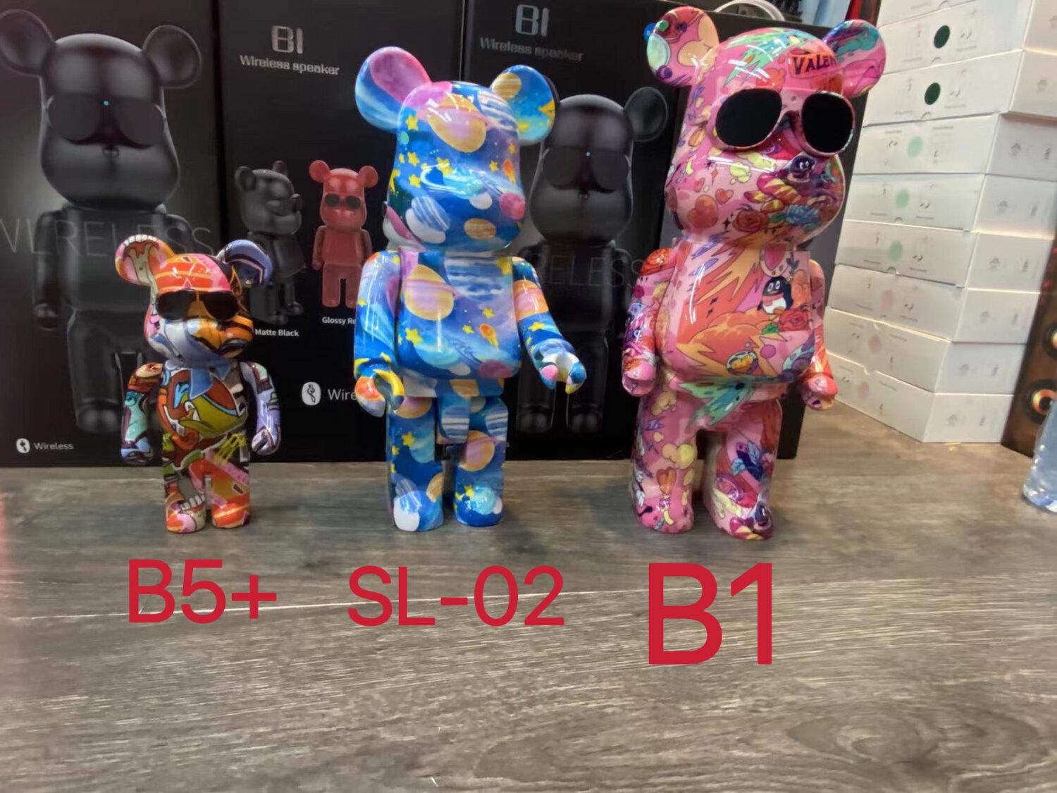 ลำโพงบลูทูธ BearBrick ตัวใหญ่ B1 เสียงแน่น คุณภาพดี ทนทาน น้ำหนักเบา ...