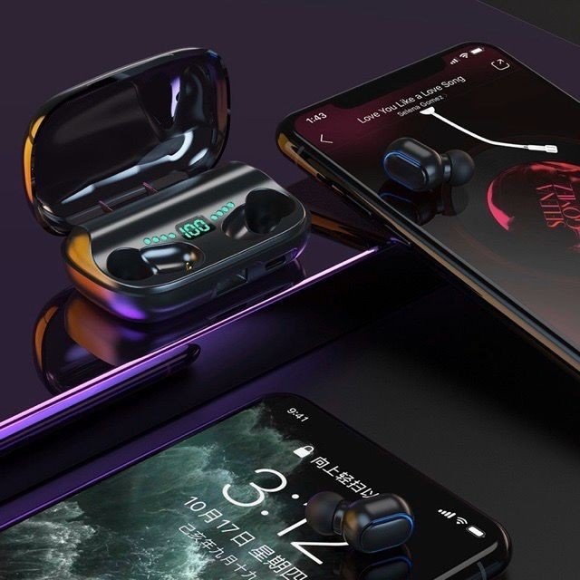 TWS T11 หูฟังไร้สาย stereo call headset Battery display TWS - myhappyphones