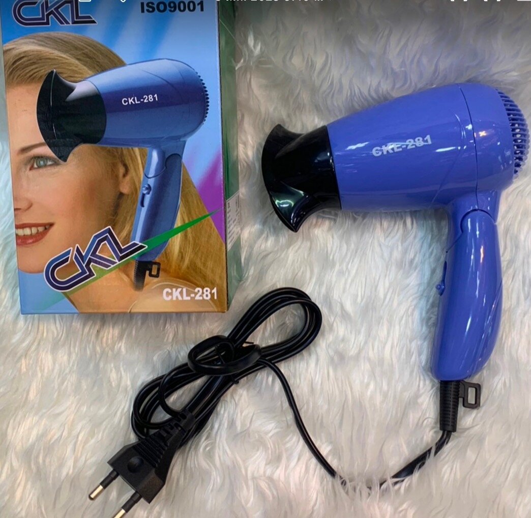 CKL ไดร์เป่าผม CKL281 ไดร์ พับได้ พกพา เดินทาง เล็ก 281 CKL281-1200W ไดร์พกพา ที่เป่าผม พับด้าม ...