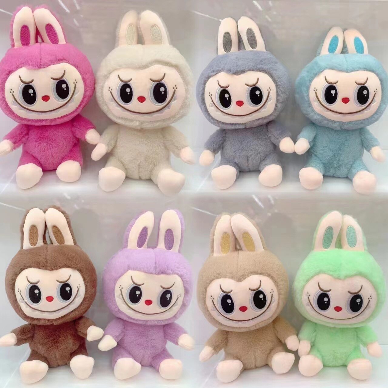 ตุ๊กตาลาบูบู้ LABUBU 8นิ้ว งานเรียบ - myhappyphones