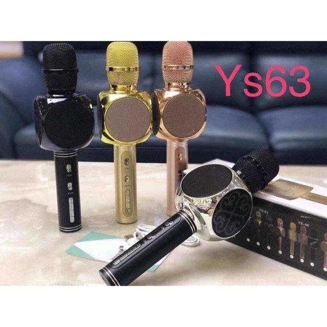 ไมโครโฟน บลูทูธ ร้องเพลง รุ่น YS63 ของแท้100% - myhappyphones