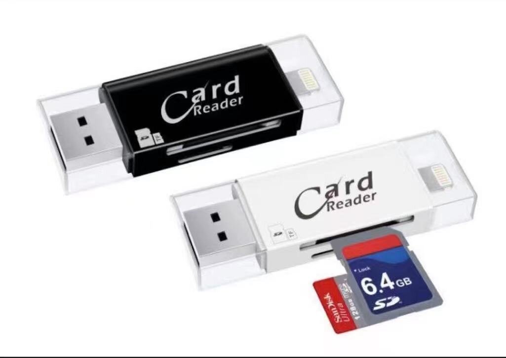 2-In-1 OTG idragon Card Reader Mini USB 2.0 TF SD Card + micro SD card ...