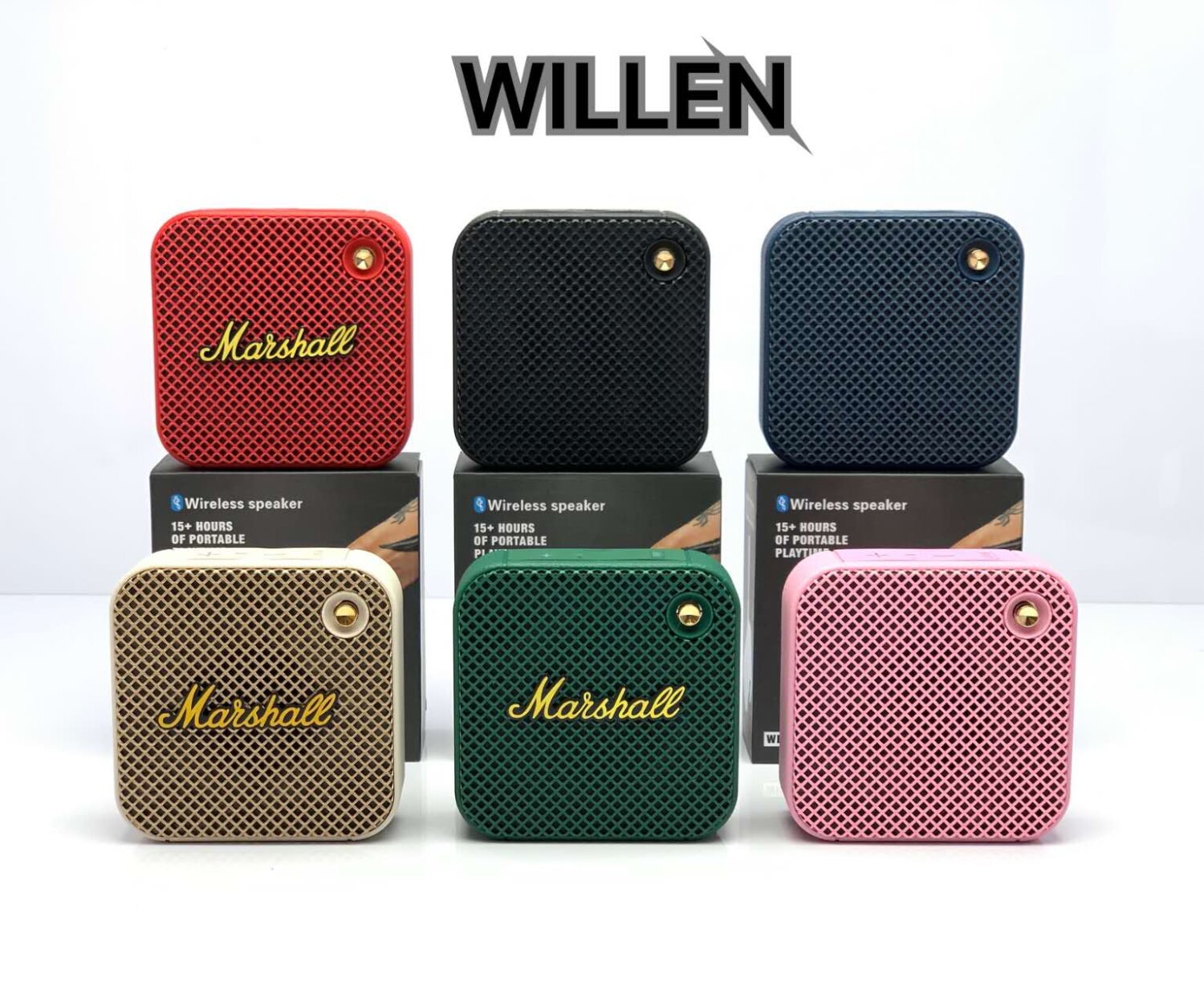 ลำโพงบลูทูท MarshaII Willen B+ มีให้เลือกหลายสี - myhappyphones