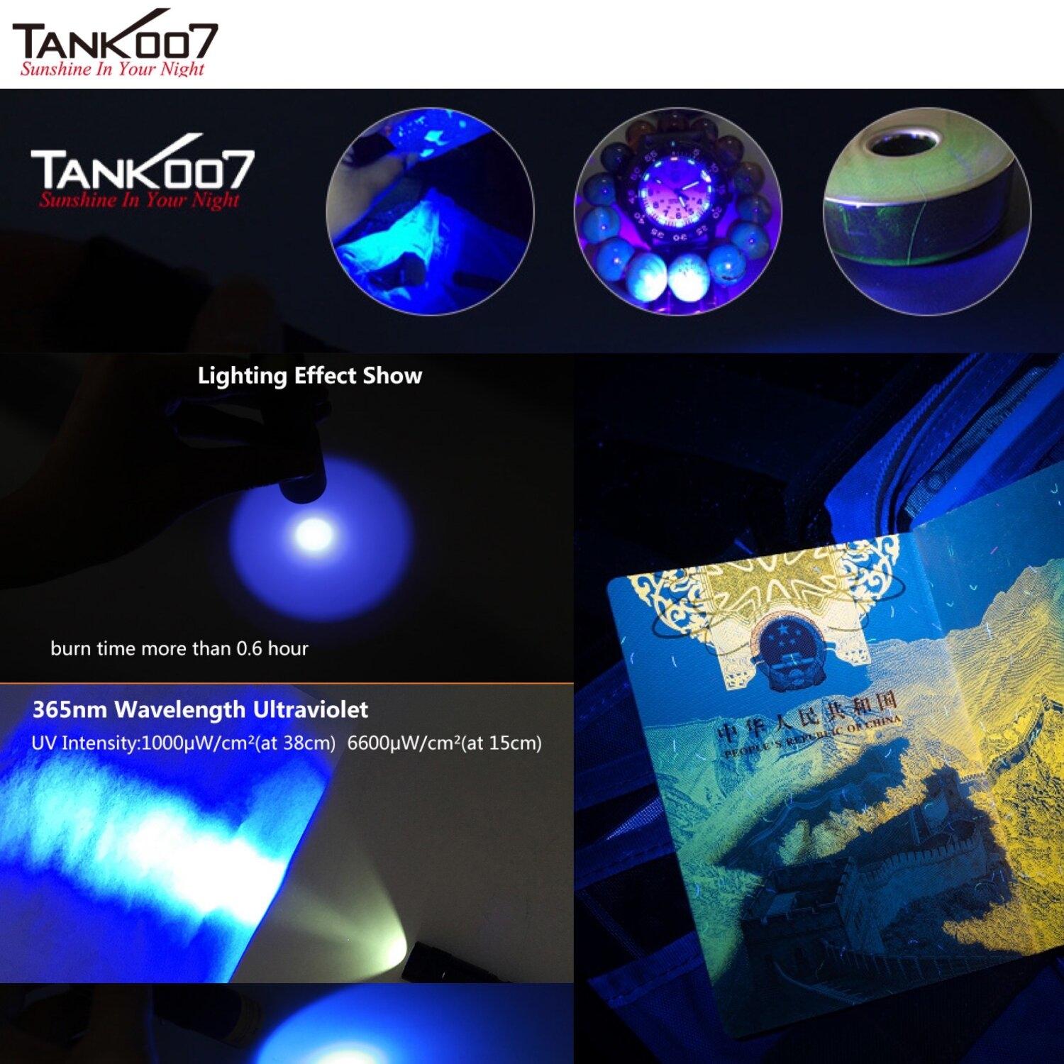 Tank007 Forensic 365nm Uniform Light CSI Torchlight Even