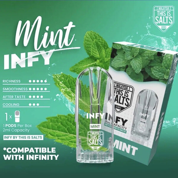 INFY POD Mint Hua Namya Nic 2ml Nic 3% By This Is Salts [ แท้ ] | หัว ...