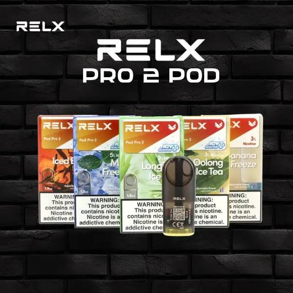 RELX Pod Pro 2 ครบทุกกลิ่น [ แท้ ] | หัวน้ำยาแล็กซ์โปรทู Hua Namya 1 ...
