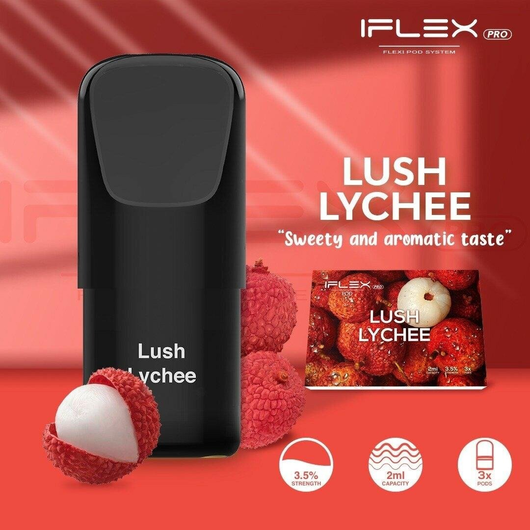 Iflex Pro Black - Lush Lynchee ลิ้นจี่ กล่อง3ตัว (ใส่Relx infinity ...