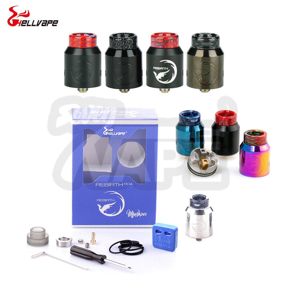 Hellvape Rebirth RDA 24MM | อะตอมหยดสูบ เฮลเวปรีเบิร์ทอาดีเอ [ แท้ ...