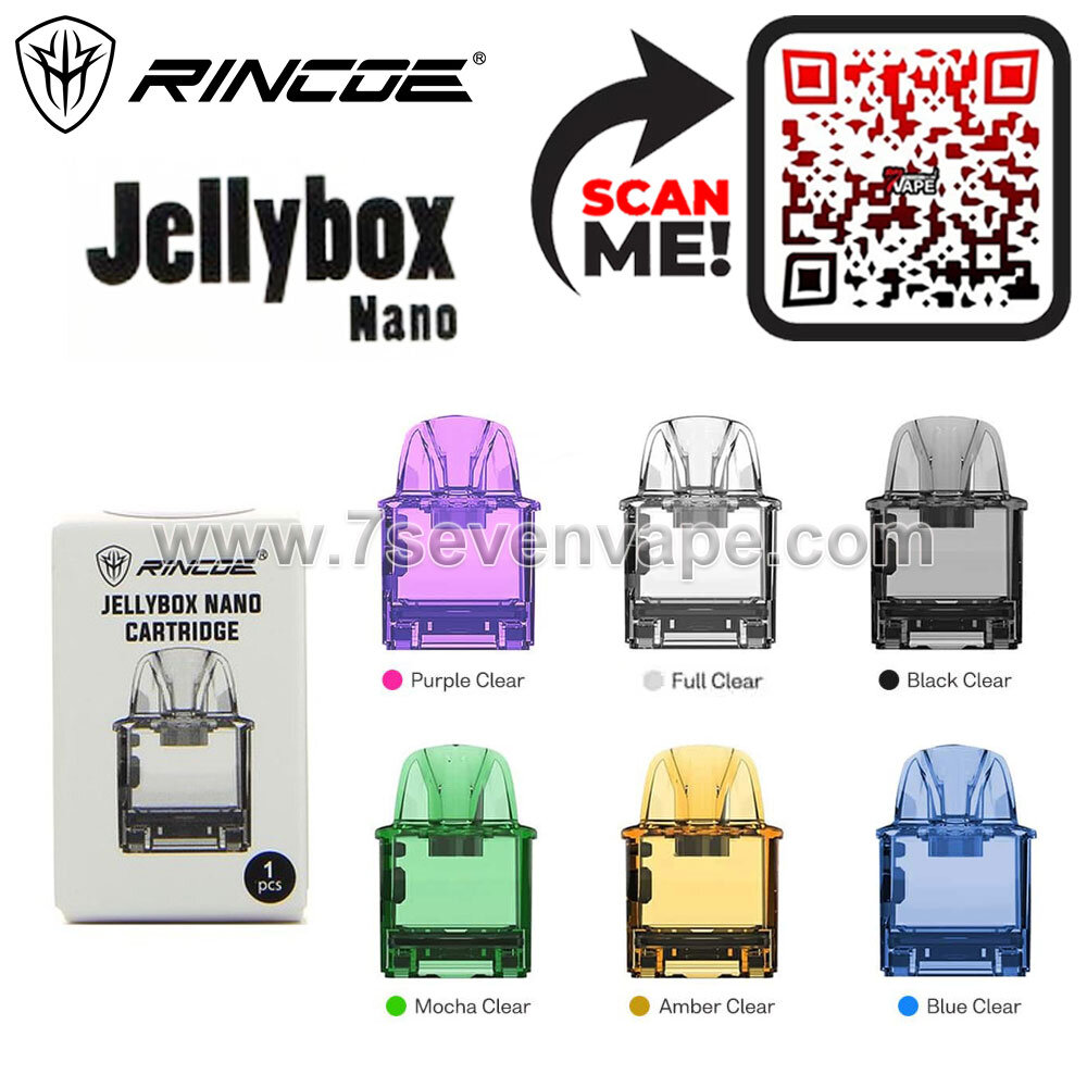 RINCOE Jellybox Nano Cartridge Empty Pod 2.8ml For Jellybox Nano Coils ...
