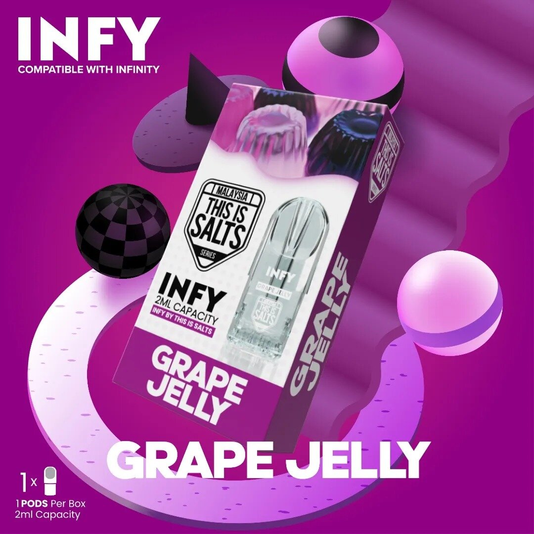 INFY POD Grape Jelly Hua Namya Nic 2ml Nic 3% By This Is Salts [ แท้ ...
