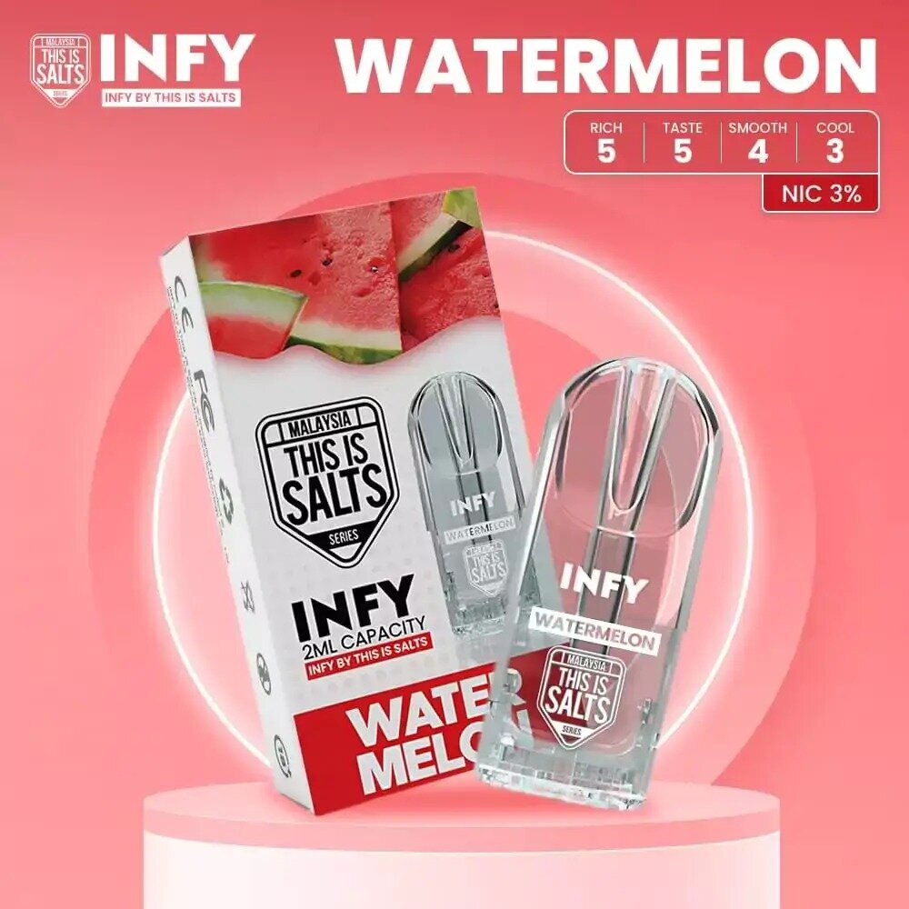INFY POD Watermelon Hua Namya Nic 2ml Nic 3% By This Is Salts [ แท้ ...