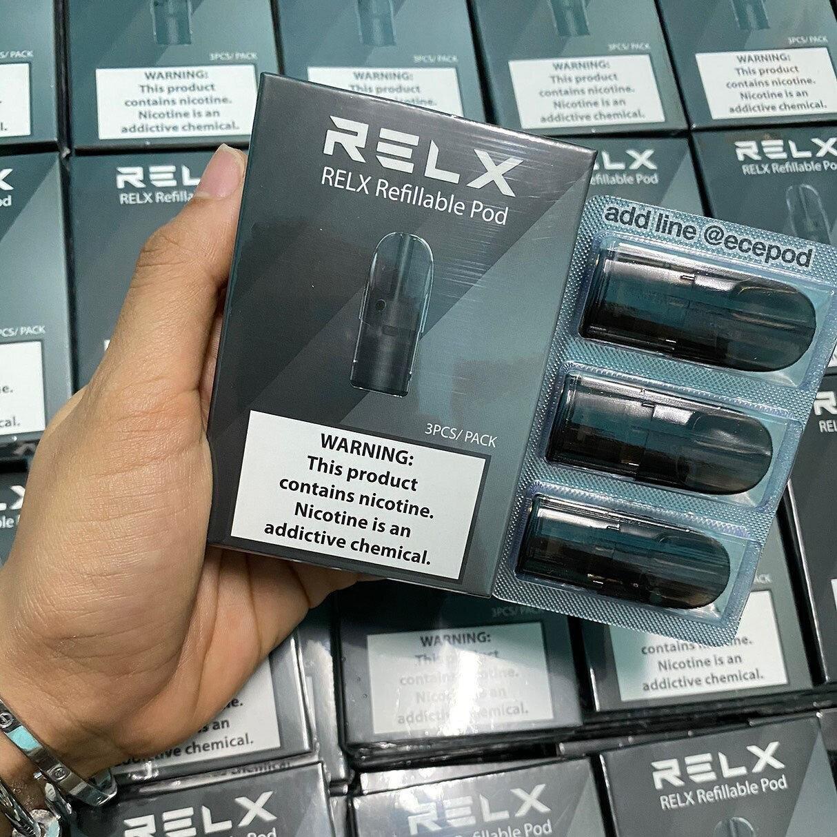 RELX Infinity Empty Refillable Pod [ แท้ ] | หัวพอดเปล่าพร้อมคอยล์ รีแล ...