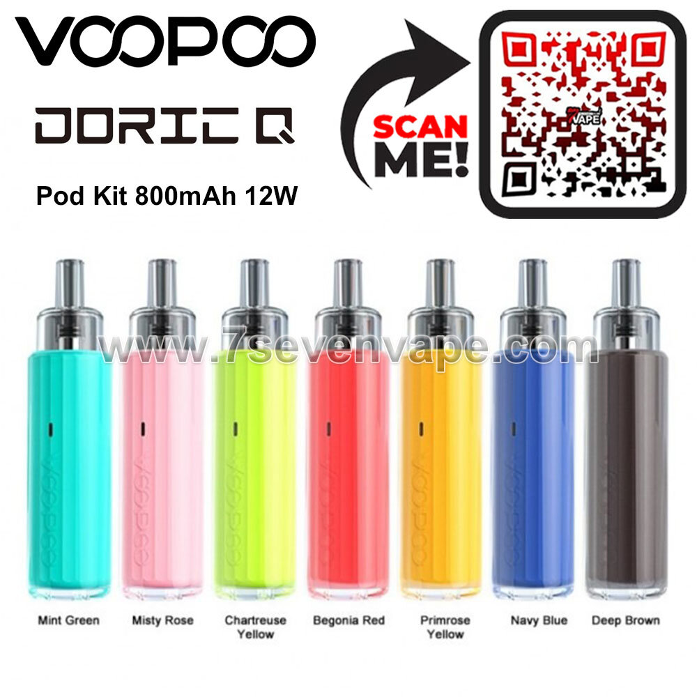 VOOPOO Doric Q Pod Kit 800mAh 12W USB Type-C Charging [ แท้ ] | บุหรี่ ...