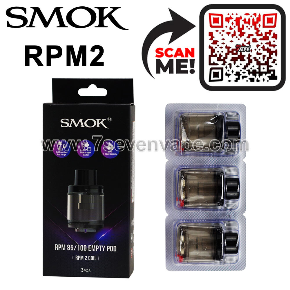SMOK RPM 85/100 Cartridge Empty Pod 6ml For RPM2 Coils [ แท้ ] | หัวพอดเปล่า RPM85 & RPM100 ใช้ ...