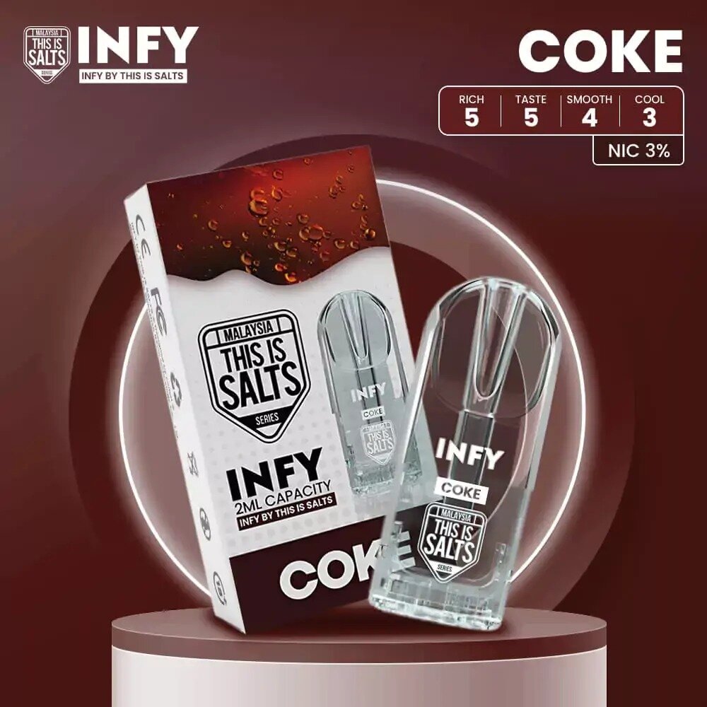 INFY POD Coke Hua Namya Nic 2ml Nic 3% By This Is Salts [ แท้ ] | หัว ...