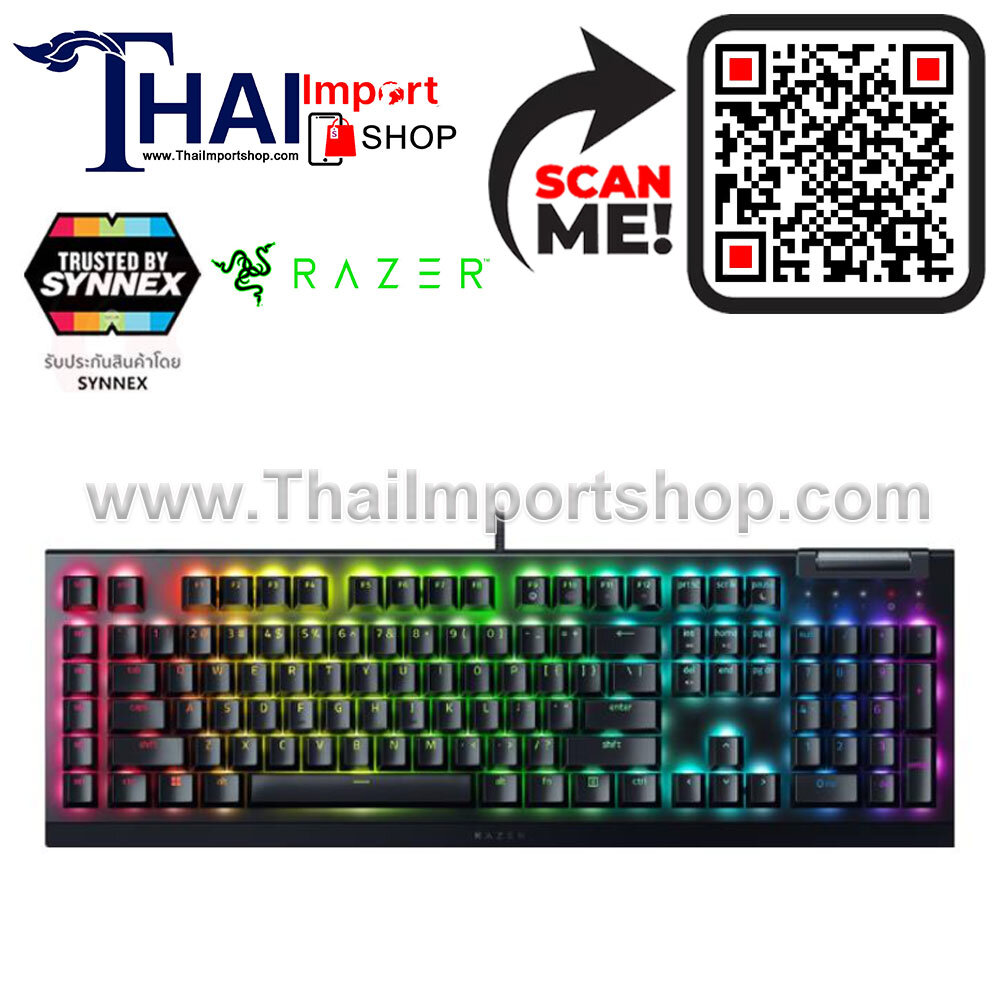 คีย์บอร์ด Razer BlackWidow V4X Gaming Keyboard [ รับประกันแท้โดย SYNNEX ...