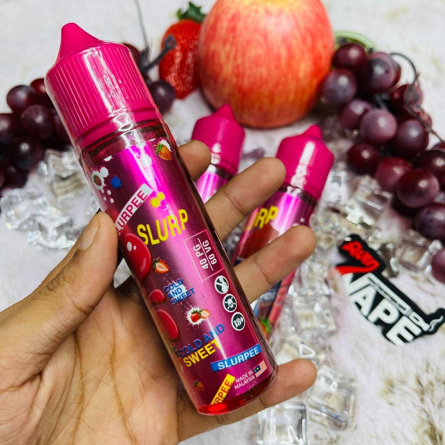 Slurpee Strawberry Freebase 60ml [ แท้ ] | สเลอปี้สตอเบอรี่ กลิ่นน้ำสตอ ...