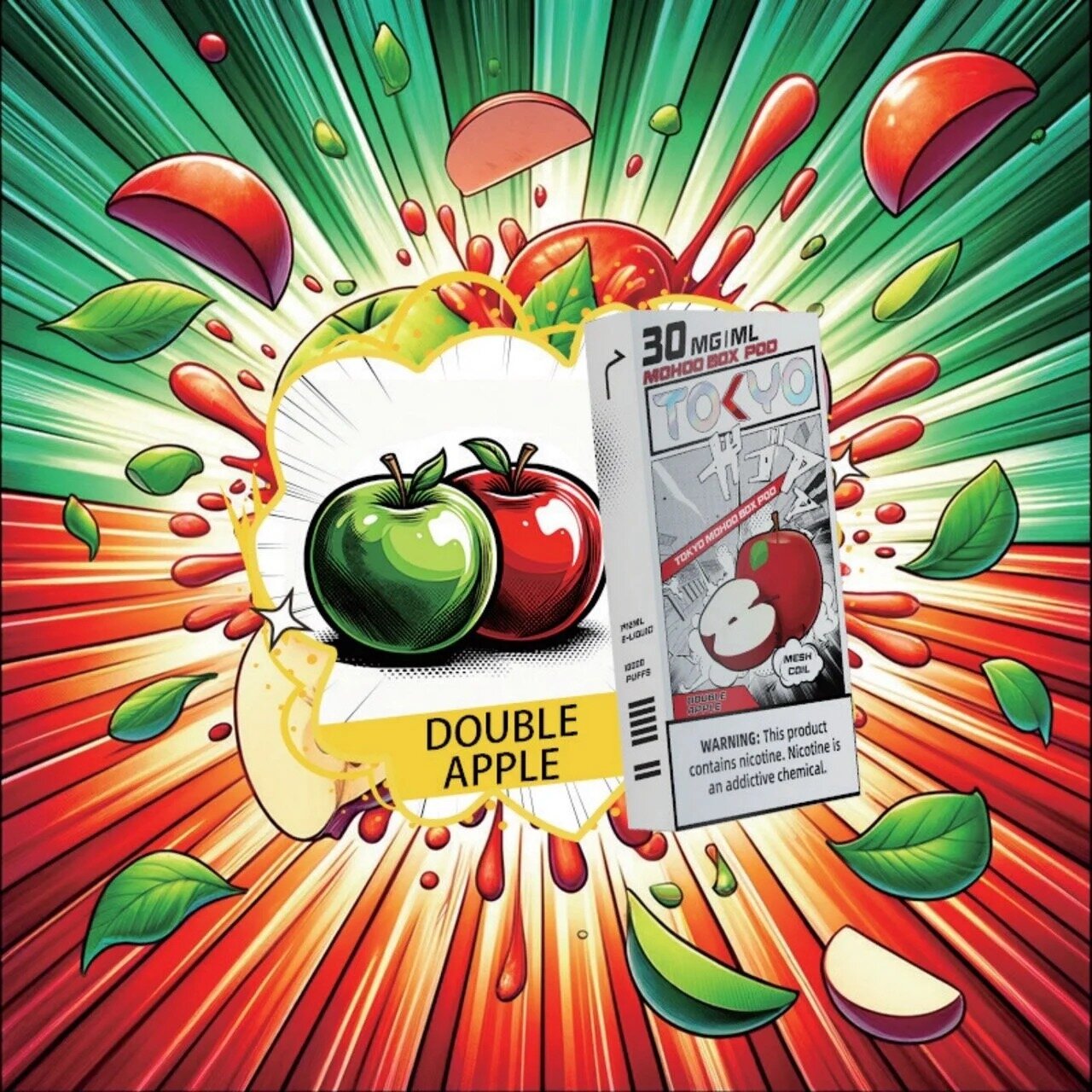 Tokyo Mohoo Double Apple 12ML Hua Namya Nic 3% [ แท้ ] | หัวน้ำยาดับ ...