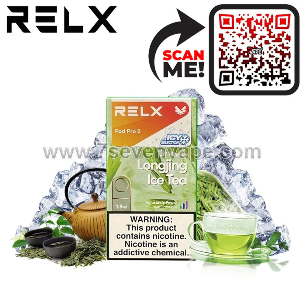 RELX Pod Pro 2 Longjing Ice Tea 1.9ml Hua Namya Nic 3% [ แท้ ] | หัวน้ำ ...