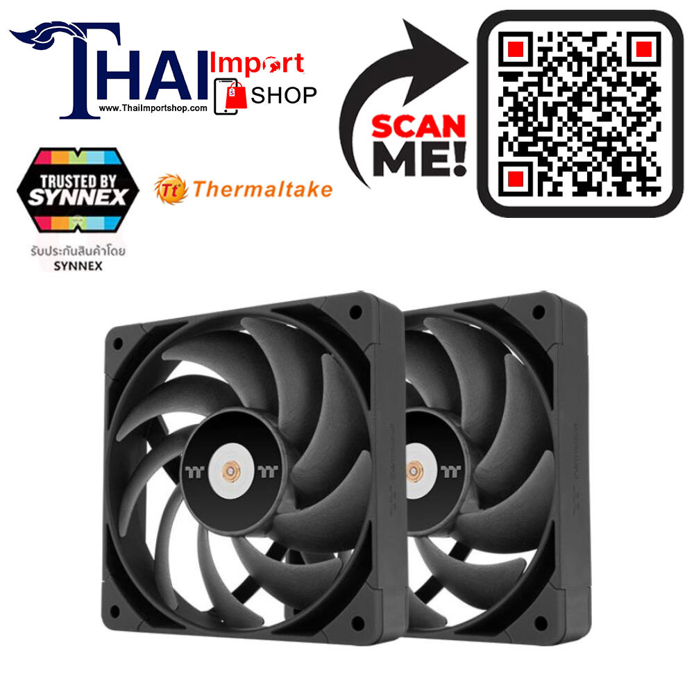 Thermaltake TOUGHFAN 12 Pro PC Cooling Fan 2 Pack 120 X 25mm 2 Thermaltake TOUGHFAN 12 Pro PC Cooling Fan 2 Pack 120 X 25mm 2