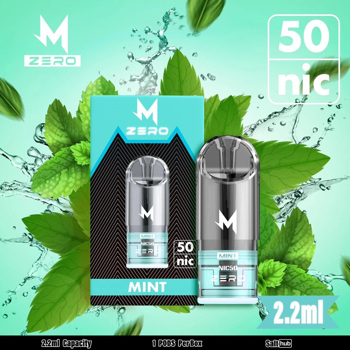 Marbo Zero Mint 2.2ml Hua Namya Nic 5% by Salt Hub [ แท้ ] | หัวน้ำยามินต์ [ ใส่เครื่องตระกูล ...