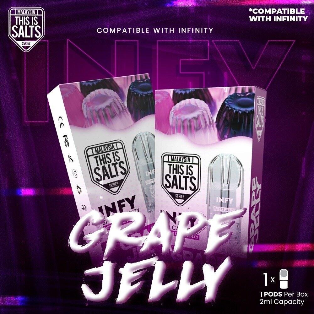 INFY POD Grape Jelly Hua Namya Nic 2ml Nic 3% By This Is Salts [ แท้ ...