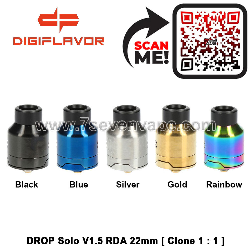 Digiflavor DROP Solo V1.5 RDA 24mm [ Clone 1 : 1 ] | ดิจิเฟลเวอร์ดรอพโซ ...