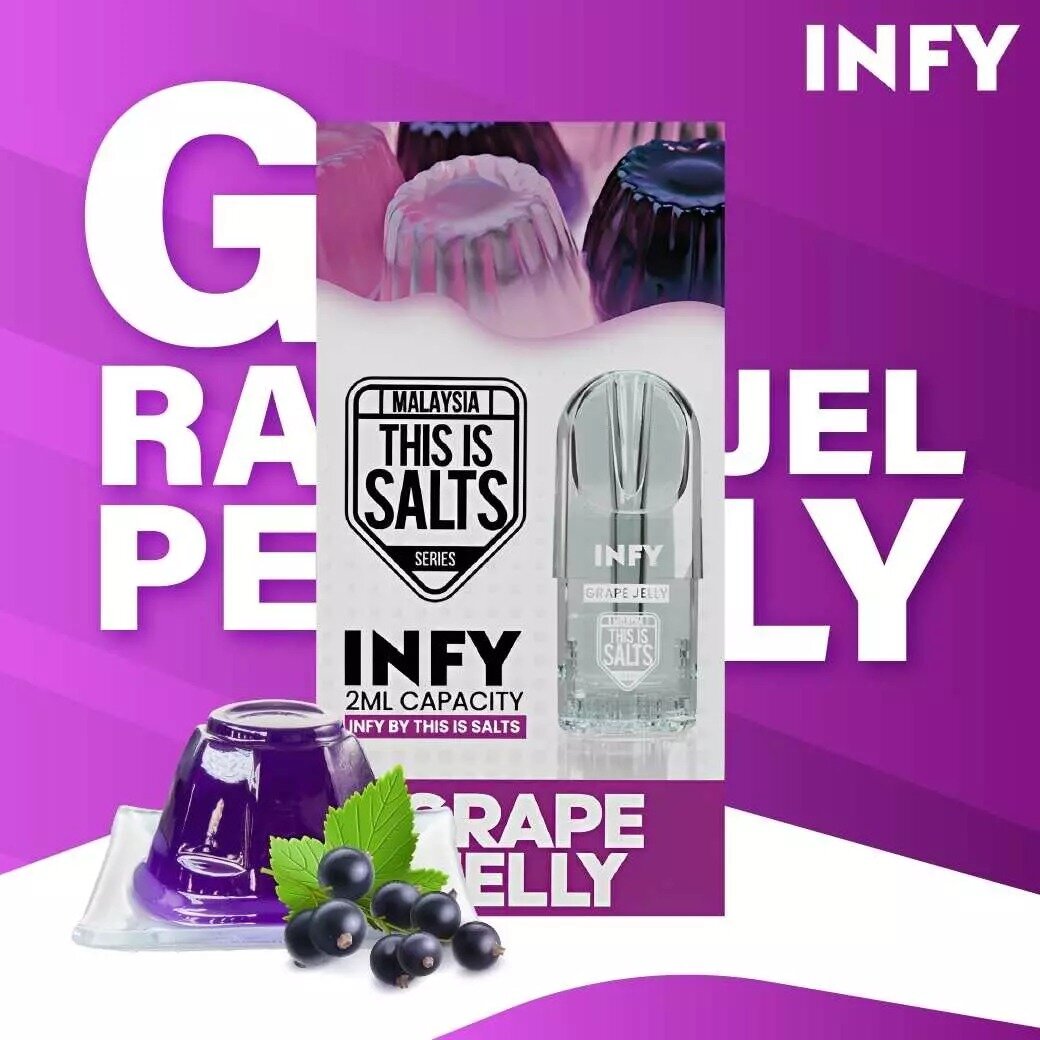 INFY POD Grape Jelly Hua Namya Nic 2ml Nic 3% By This Is Salts [ แท้ ...
