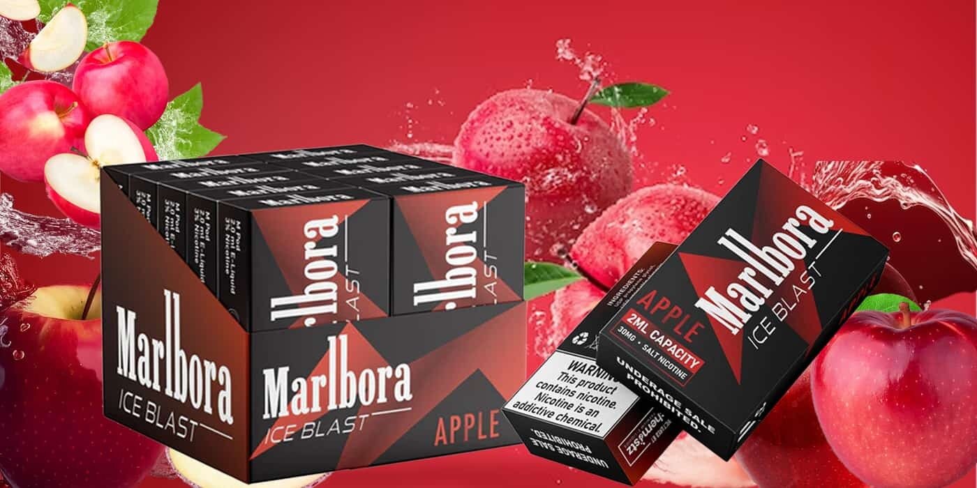 Marlbora Ice Blast (Apple) Pod Head E-Liquid 2ml Nic 3% [ แท้ ] | หัวพอ ...