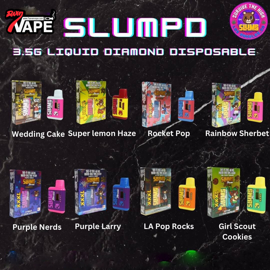 Slumpd Xtreme Diamond Disposable Pod 3.5g (USA) USB Type-C Charging ...