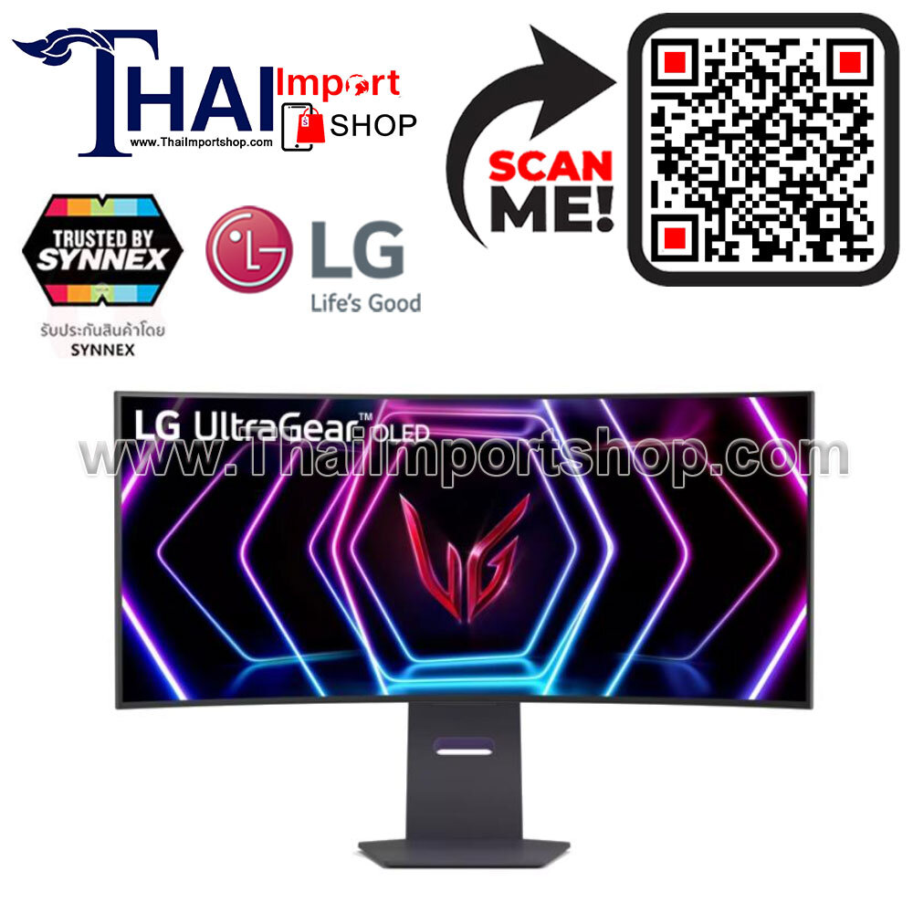 จอคอมพิวเตอร์ LG UltraGear OLED 39″ L1-39GS95QE-B Curved GAMING MONITOR ...