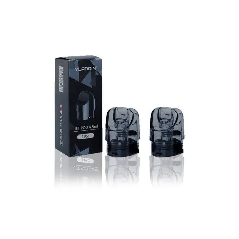 Pod+Coil หัวเปล่า+คอยล์ Vladdin Jet พร้อม 0.6ohm Mesh 1กล่อง2ตัว ...