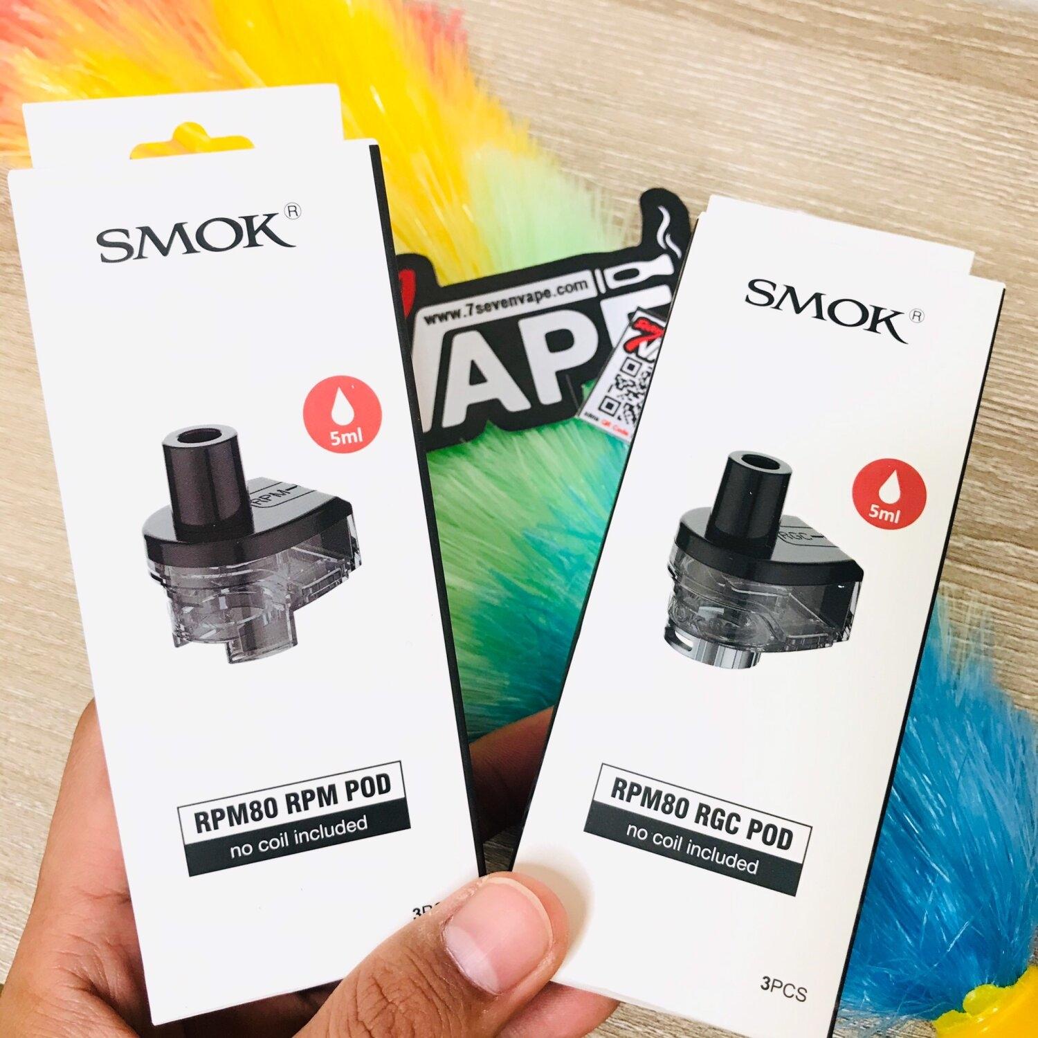 SMOK RPM80 Cartridge Empty Pod 5ml For RGC Coils [ แท้ ] | หัวพอดเปล่า ...