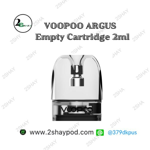 หัวพอตเปล่า VOOPOO ARGUS POD Empty Cartridge 2ml 2ชิ้น - 2shaypod ...