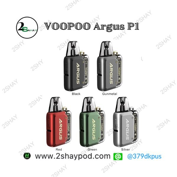 VOOPOO Argus P1 Pod Kit - 2shaypod บุหรี่ไฟฟ้า น้ำยาบุหรี่ไฟฟ้าราคาถูก