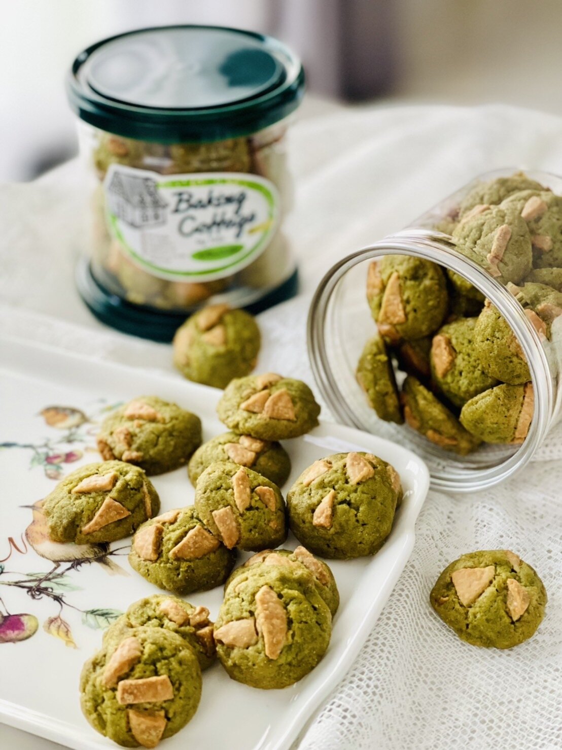 คุ้กกี้มัทฉะไวท์ช็อก - Baking Cottage by Tom