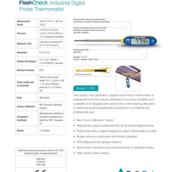 Delta Trak รุ่น 11061 Digital Thermometer - บริษัท เจ เค เอส อินเตอร์ ...