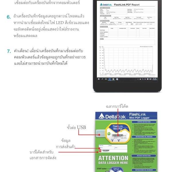 Delta Trak ร่น 31010 FlashLink Mini PDF In-Transit Logger - บริษัท เจ ...