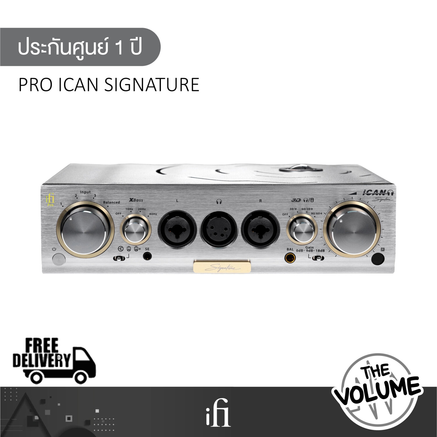 iFi รุ่น Pro iCAN Signature แอมป์หูฟังตั้งโต๊ะ คุณภาพสูงระดับ Studio - The Volume