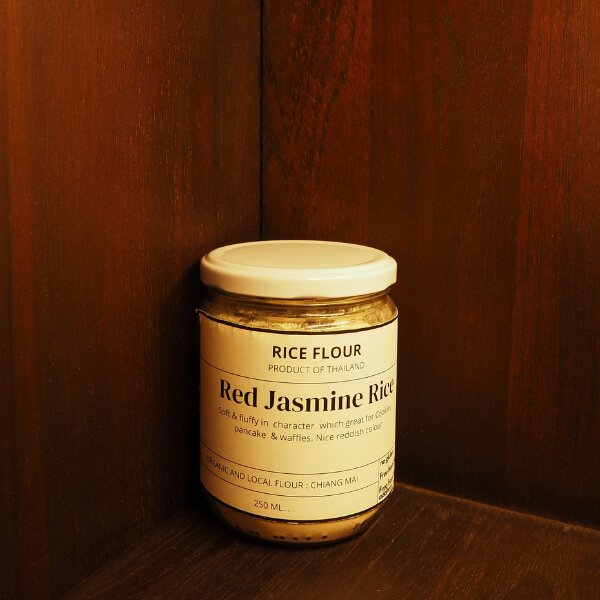 Organic Red Jasmine Rice Flour แป้งข้าวหอมมะลิแดงอินทรีย์ 250G. - Bo ...