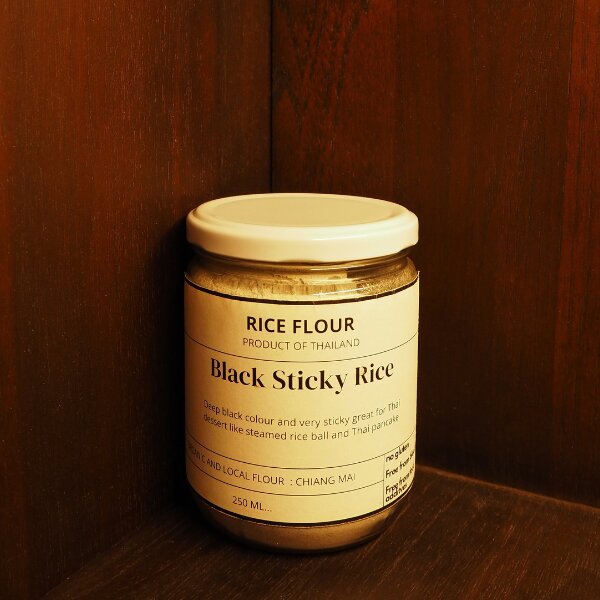 Organic Black Sticky Rice Flour แป้งข้าวเหนียวดำอินทรีย์ 250G. - Bo.lan ...