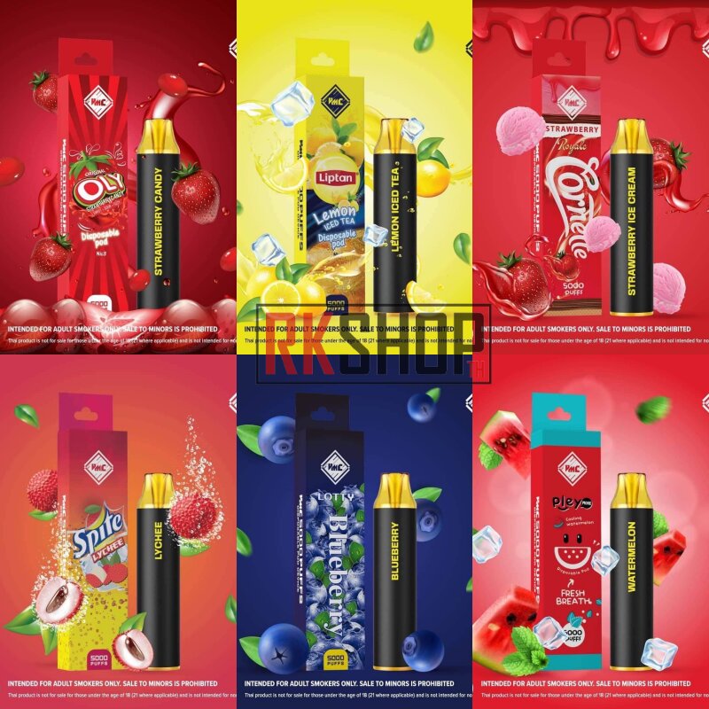 VMC 5000 Puff พอตใช้แล้วทิ้ง, 59% OFF