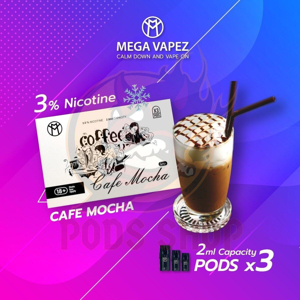 หัว Mega Vapez Pod - บุหรี่ไฟฟ้า น้ำยาบุหรี่ไฟฟ้า Pod System byPodsshop